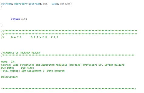 Data Structure And Algorithm Analysis Cop3530 Program