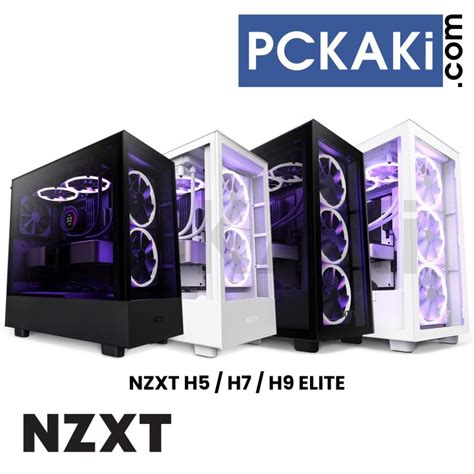 NZXT H H H ELITE PREMIUM COMPACT MID TOWER MID TOWER DUAL CHAMBER TEMPERED GLASS