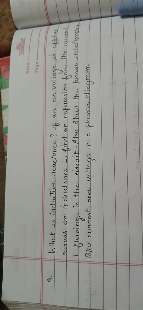 Question What Is Inductive Reactance If An Ac Voltage Is Applied Across