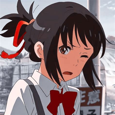 Mitsuha Personagens De Anime Anime Desenhos De Casais Anime
