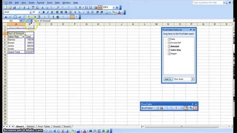 pivot table excel 2003 tutorial pdf cabinets matttroy