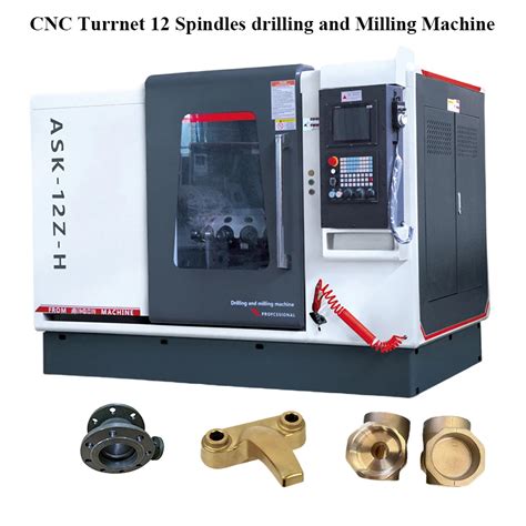12 Axis Cnc Turret Drilling Machine And Milling Machine Of Stainless Steel Gate Valve Gas Valve
