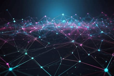premium photo motion node networking connection communication
