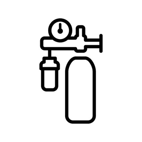 Premium Vector Oxygen Tank Icon