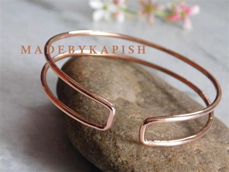 Pure Copper Bracelet Healing Bracelet Copper Cuff Bangle Handmade