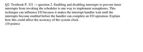 Solved Q2 Textbook P 321 ﻿question 2 ﻿enabling And