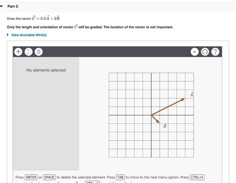 Solved Can Someone Please Help Me Draw The Vector C Vector