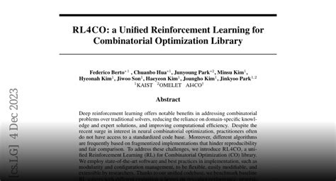 Paper Page Rl Co An Extensive Reinforcement Learning For