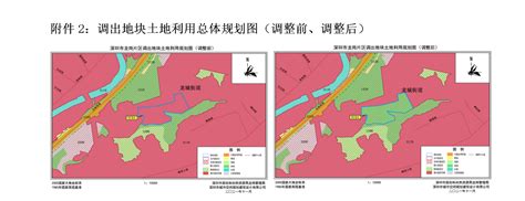 调出地块土地利用总体规划图调整前调整后 png