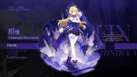 Fischls New Outfit Is So Pretty This Makes Me A Proud Fischl Main Genshin Impact Hoyolab