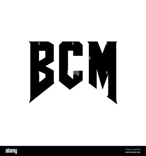 Bcm Letter Logo Design For Technology Company Bcm Logo Design Black