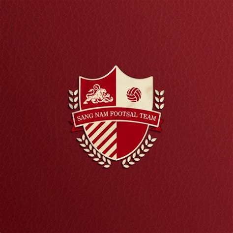 상남 풋살축구클럽 엠블럼 디자인 로고 디자인 포트폴리오 크몽