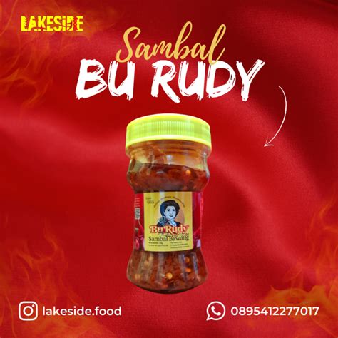 Sambal Bu Rudy Botol Bu Rudy Agen Bogor Oleh Oleh Surabaya Asli
