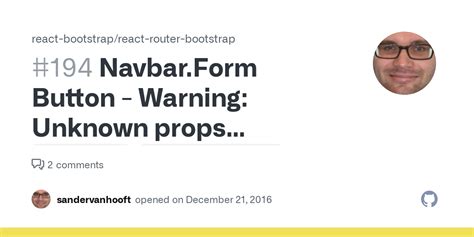 Navbar Form Button Warning Unknown Props Active ActiveKey ActiveHref On Tag Issue