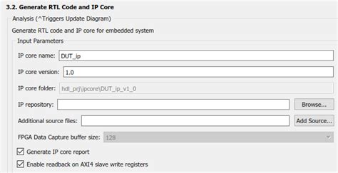 model design for axi4 slave interface generation matlab and simulink