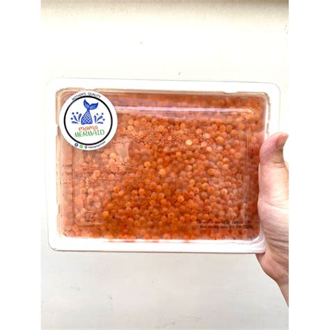 ไข่ปลาแซลมอนพิ้งค์ 500กรัม นำเข้าจากญี่ปุ่น Ikura Pink Salmon Salmon