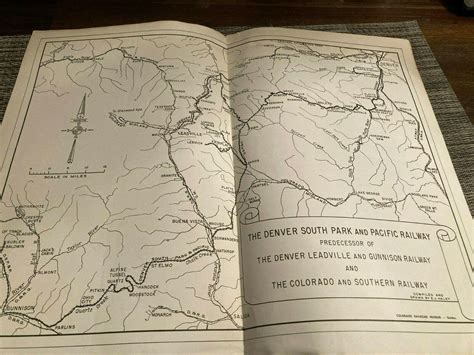 Map Of Denver South Park And Pacific Railway 3852488626