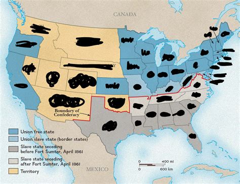 Civil War Boundaries Diagram Quizlet