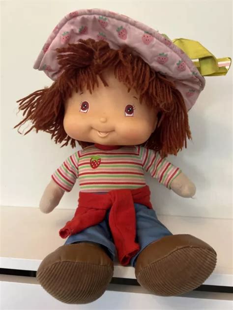 LARGE VINTAGE 2004 Talking Strawberry Shortcake Doll Working TCFC 18