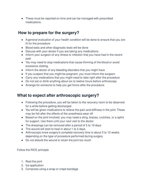 Ppt Arthroscopic Surgery Purpose Procedure Benefits Cost