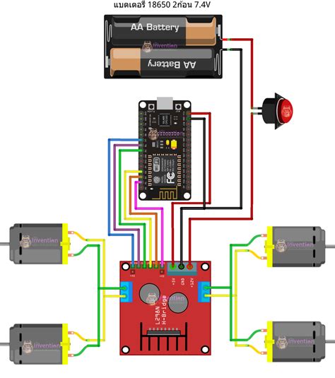 มินิโปรเจค รถบังคับมือถือ Arduino ควบคุมผ่าน Blynk ทำเล่นเองได้ง่ายๆ The Invention จุดไฟ