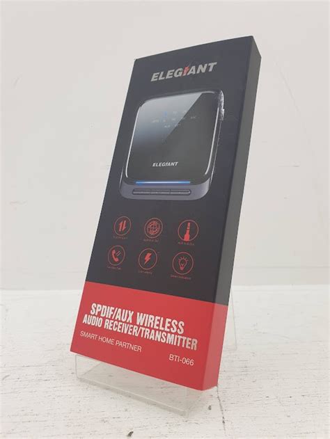 Elegiant Bti 066 Wireless Audio Receiver Black 027700152327 Cash