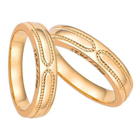 Cặp Nhẫn Cưới Vàng 18k Pnj True Love 19 00651 00652