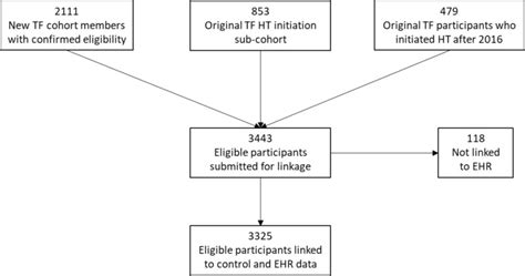 Figure Flow Diagram For Assembling The Analytic Data Set Stroke And Blood Clot Risk In