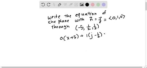 Solved In Exercises 1 8 Write The Equation Of The Plane With Normal