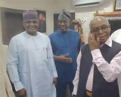 El Rufai Holds Strategic Meeting With Al Mustapha Sdp Chairman Gabam