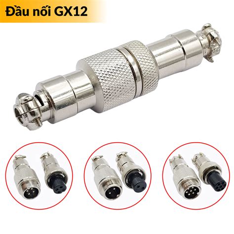 Bộ đầu Nối Gx12 Jack Kết Nối Dây điện Dây Cáp Nshop