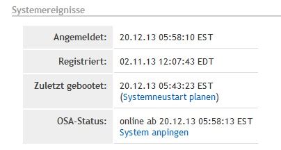 Short Tip Uptime Displayed In Spacewalk Satellite SUSE Manager In