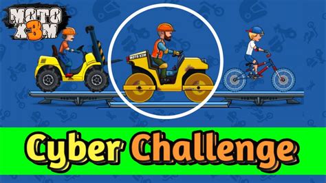Moto X M Bike Racing Games Cyber Challenge Full Gameplay Walkthrough IOS Android YouTube
