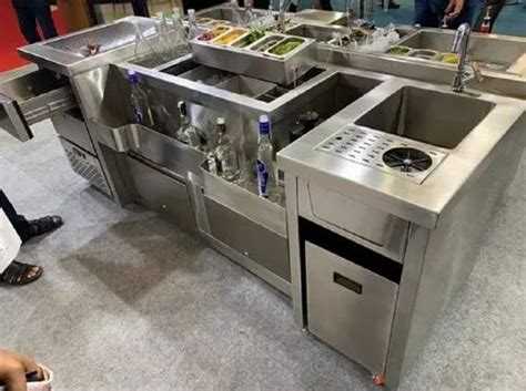 Stainless Steel Cocktail Station At Rs 12000piece कॉकटेल स्टेशन In