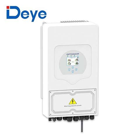 Deye 6kw Hybrid Inverter Single Phase Italian Market Optonica Solar