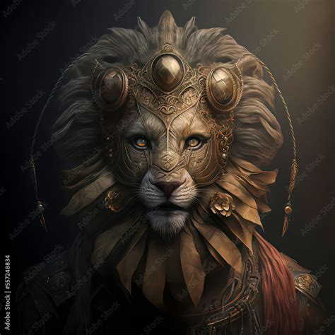 Lion With Armor Men