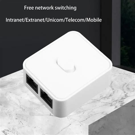 2 Port Rj45 Cat6 Lan Hub Network Switch Box Selector 2 In 1 Out 1 In 2 Out Ethernet Cable