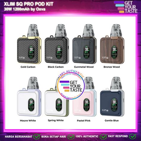 Jual OXVA Xlim SQ PRO W MAh Pod Kit Authentic By Oxva Tech Gentle Blue Jakarta Utara