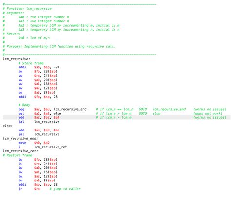 Solved Im Writing A Mips Mars Program To Find The Lowest