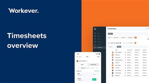 Timesheets Overview Youtube