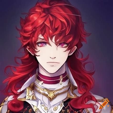 Anime Character With Red Hair And Blue Eyes On Craiyon