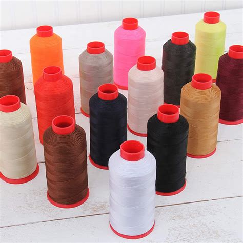 Bonded Nylon Thread 1500 Meters 69 Grey Heavy Duty —
