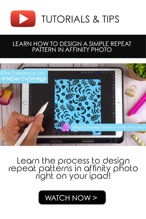 Learn To Design A Repeating Pattern Using Affinity Photo For The Ipad Repeating Patterns