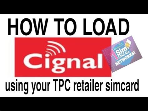 How To LOAD Cignal Box Using TPC Retailer Simcard PAANO MAGLOAD NG CIGNAL CIGNAL HOWTOLOAD