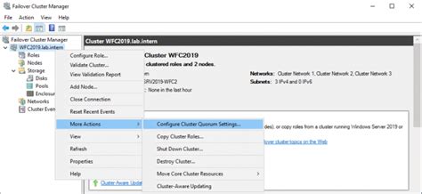 How To Create A Failover Cluster In Windows Server 2019