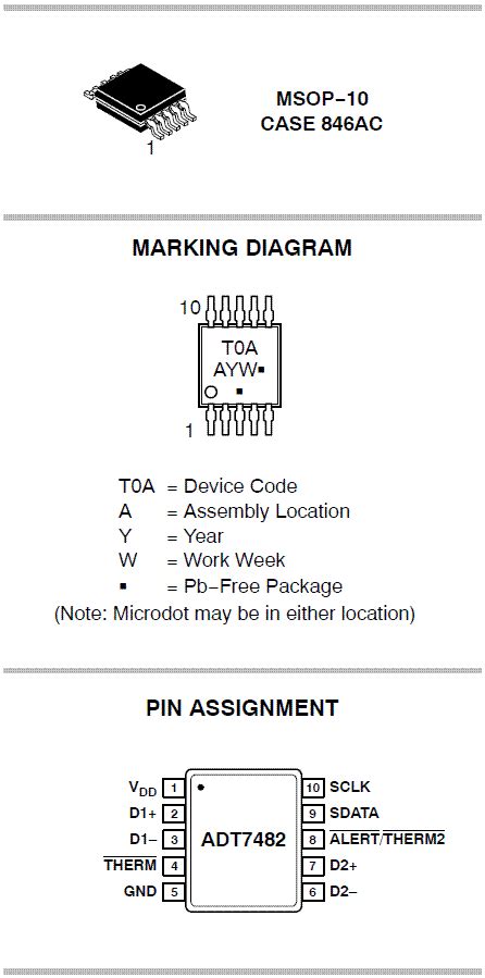 ADT Dual Channel Temperature Sensor And Overtemperature Alarm