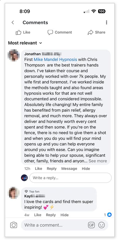 Mike Mandel Hypnosis