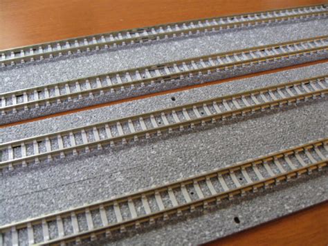 レイアウト複線運転盤の製作その1線路の塗装 kowの鉄道模型日記