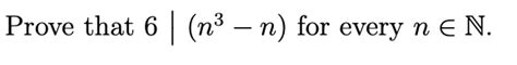 solved prove that 6 nº n for every n e n