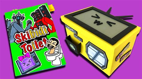 Skibidi Toilet Game Book And Diy Mystery Box Opening Secret Box Youtube